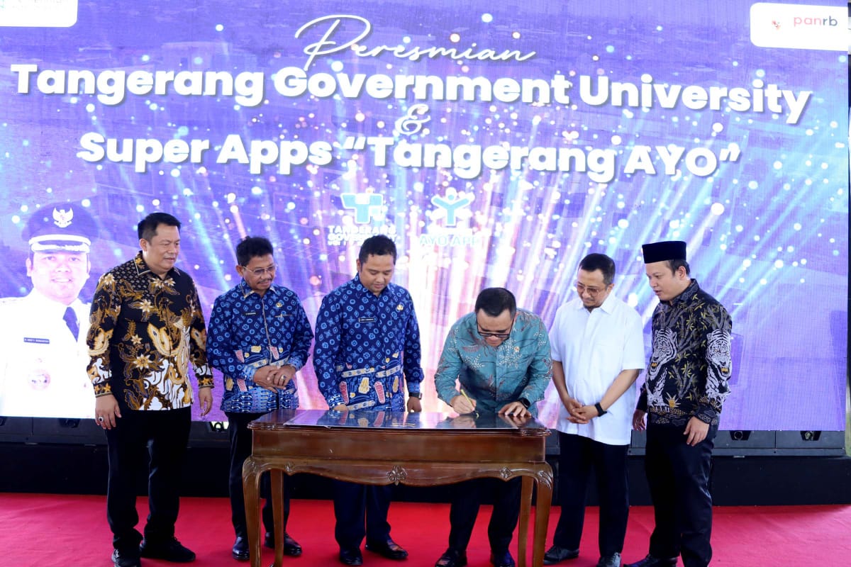 Resmikan Tangerang Gorvu dan Super Apps Tangerang Ayo, MENPAN RB: Keren ...